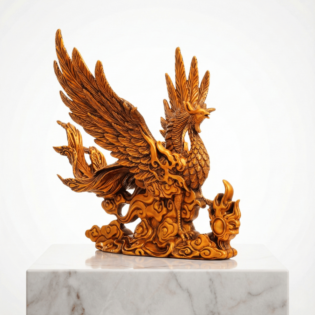 Rising Phoenix™ Copper Sculpture – Moseles