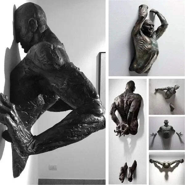 The Breakout™ - 3D Wall Figure Sculpture – Moseles